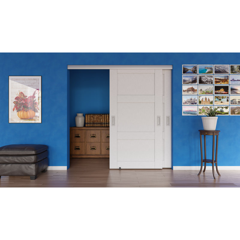 Villar Home Designs Heavy Duty Sliding Bypass Door Hardware KIT Set 72 ...