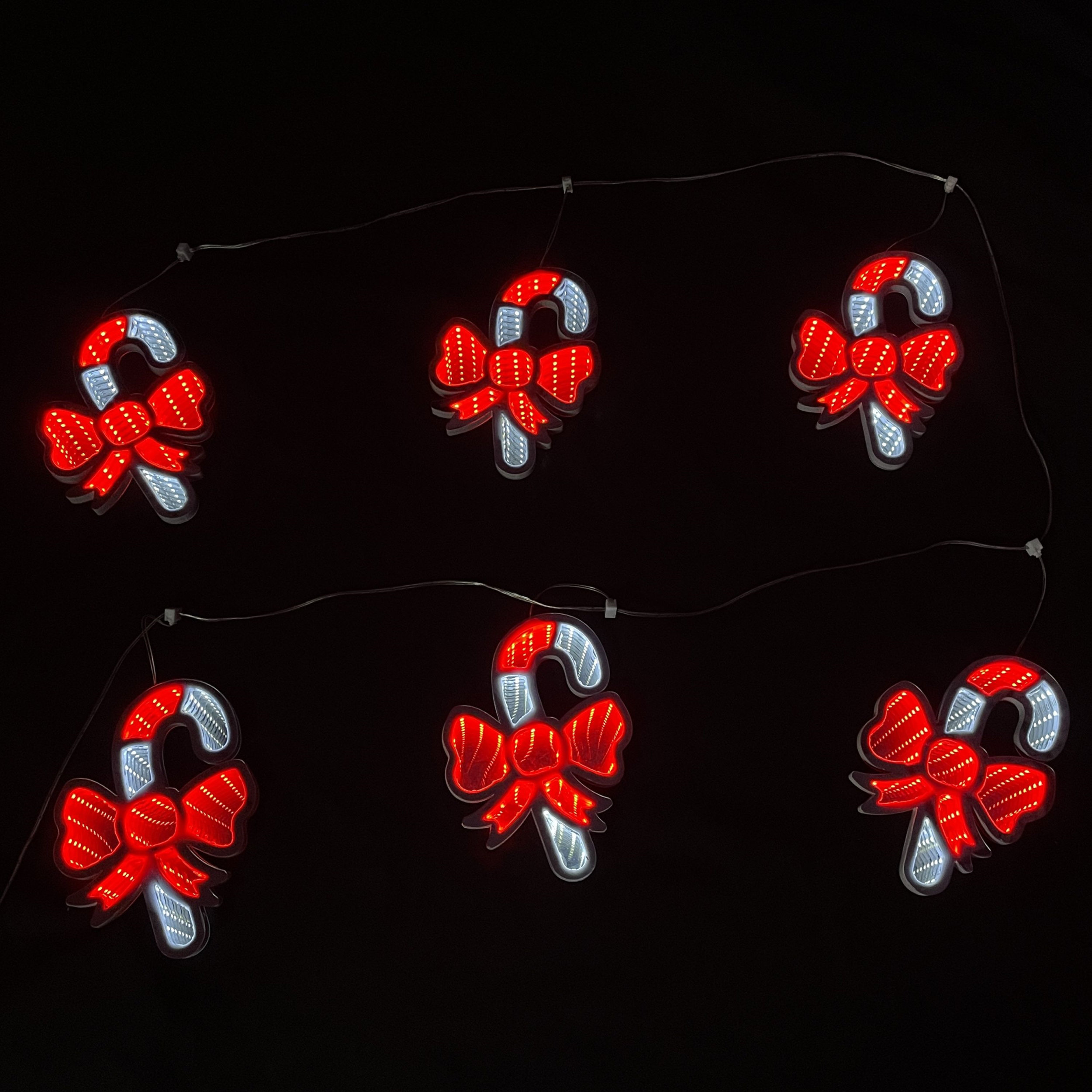 The Holiday Aisle® Season's Designs 70" X 8" Infinity Candy Cane (6 ...