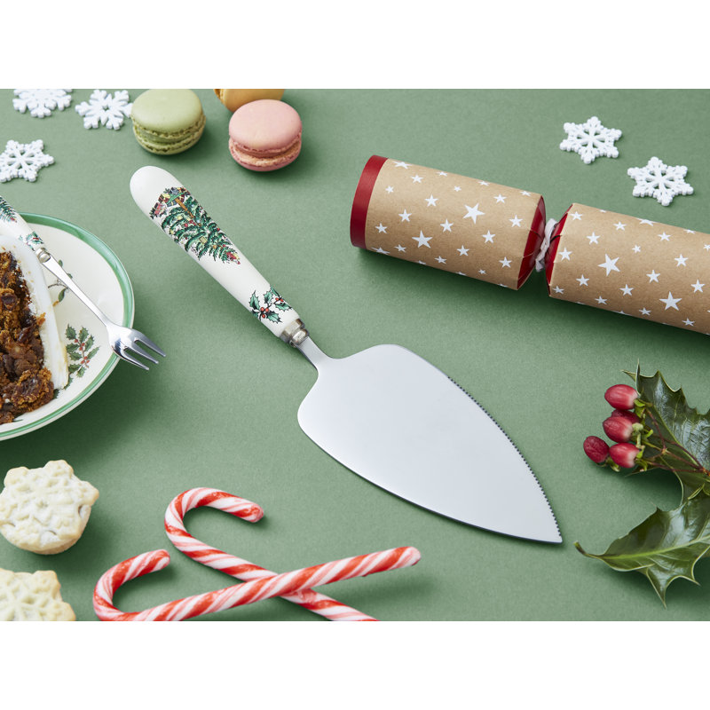 Spode Christmas Tree Cake Knife/Server 10" & Reviews | Wayfair
