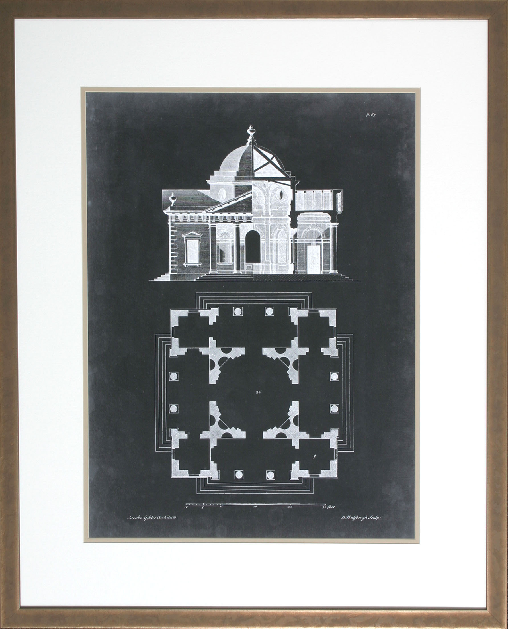 Shadow Catchers 'Graphic Building and Plan II' Framed Graphic Art | Wayfair