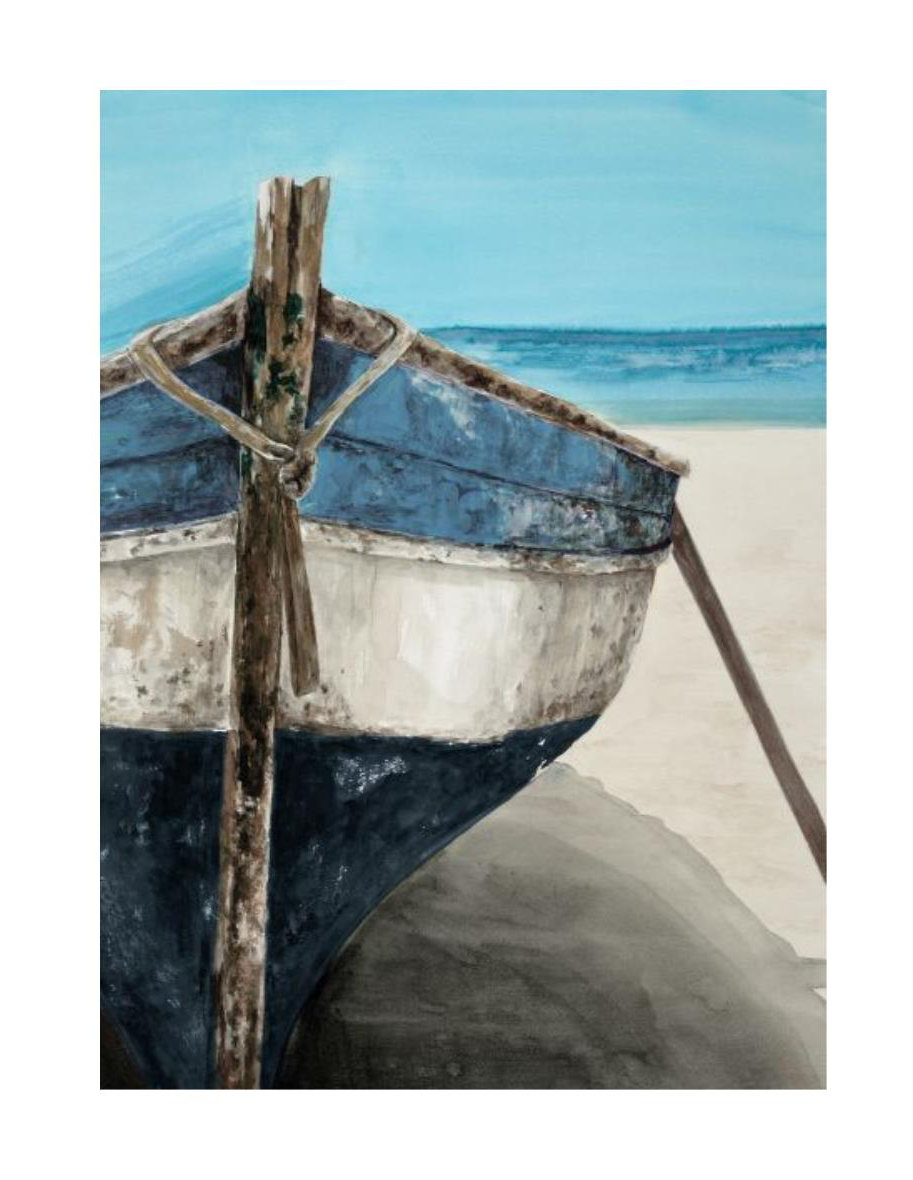 Chelsea Art Studio Mediterranean Boats III by Barclay Butera - Wrappede ...