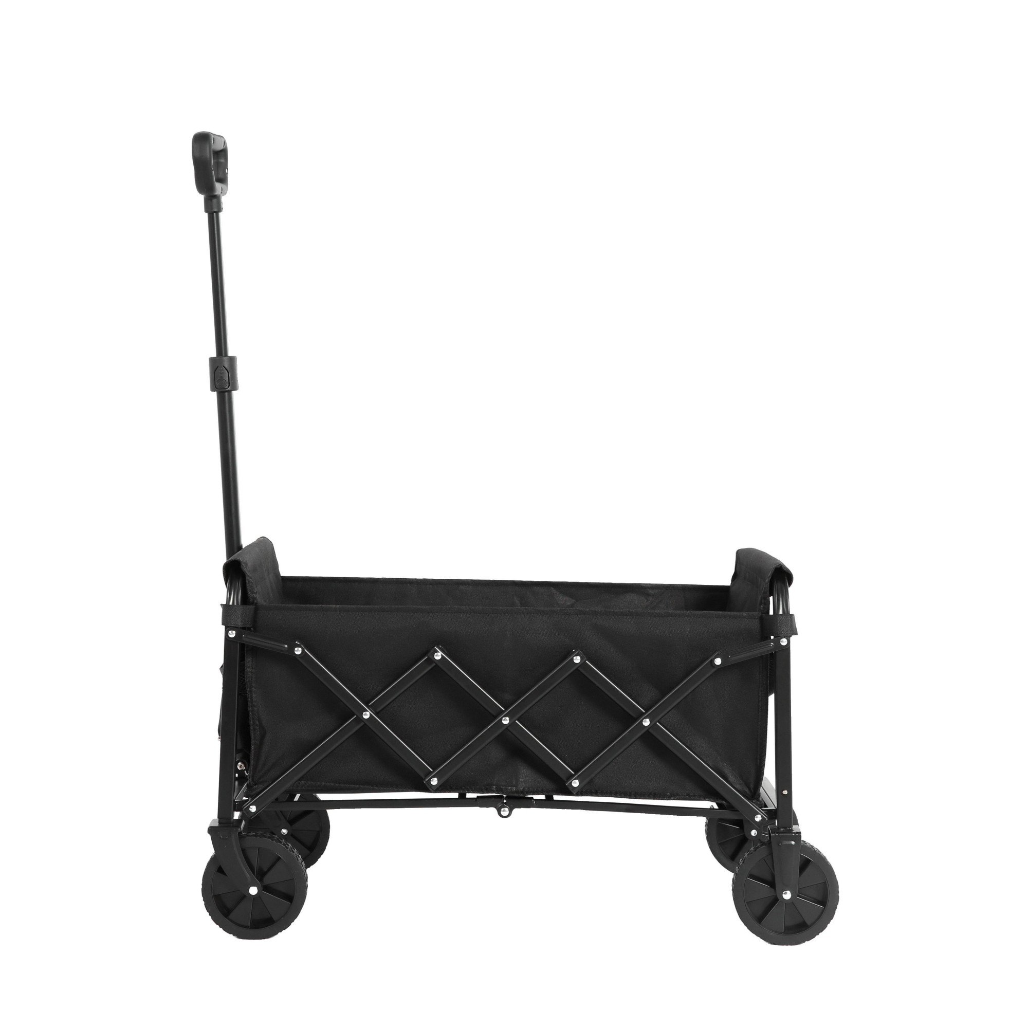 INLE Lightweight Portable Heavy Duty Folding Beach Wagons with Wheels ...
