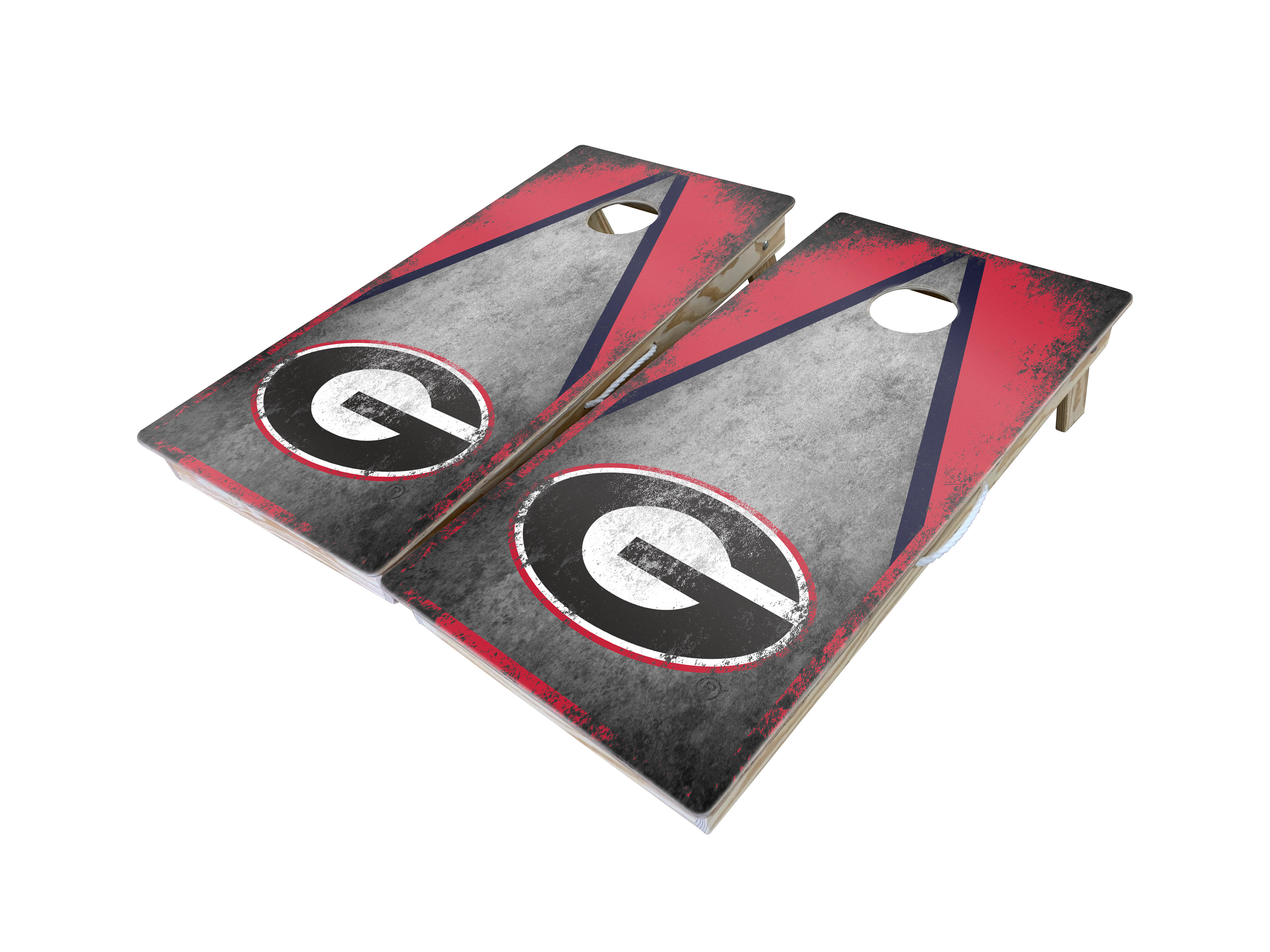 West Georgia Cornhole University of Georgia Distressed Triangle 10 ...