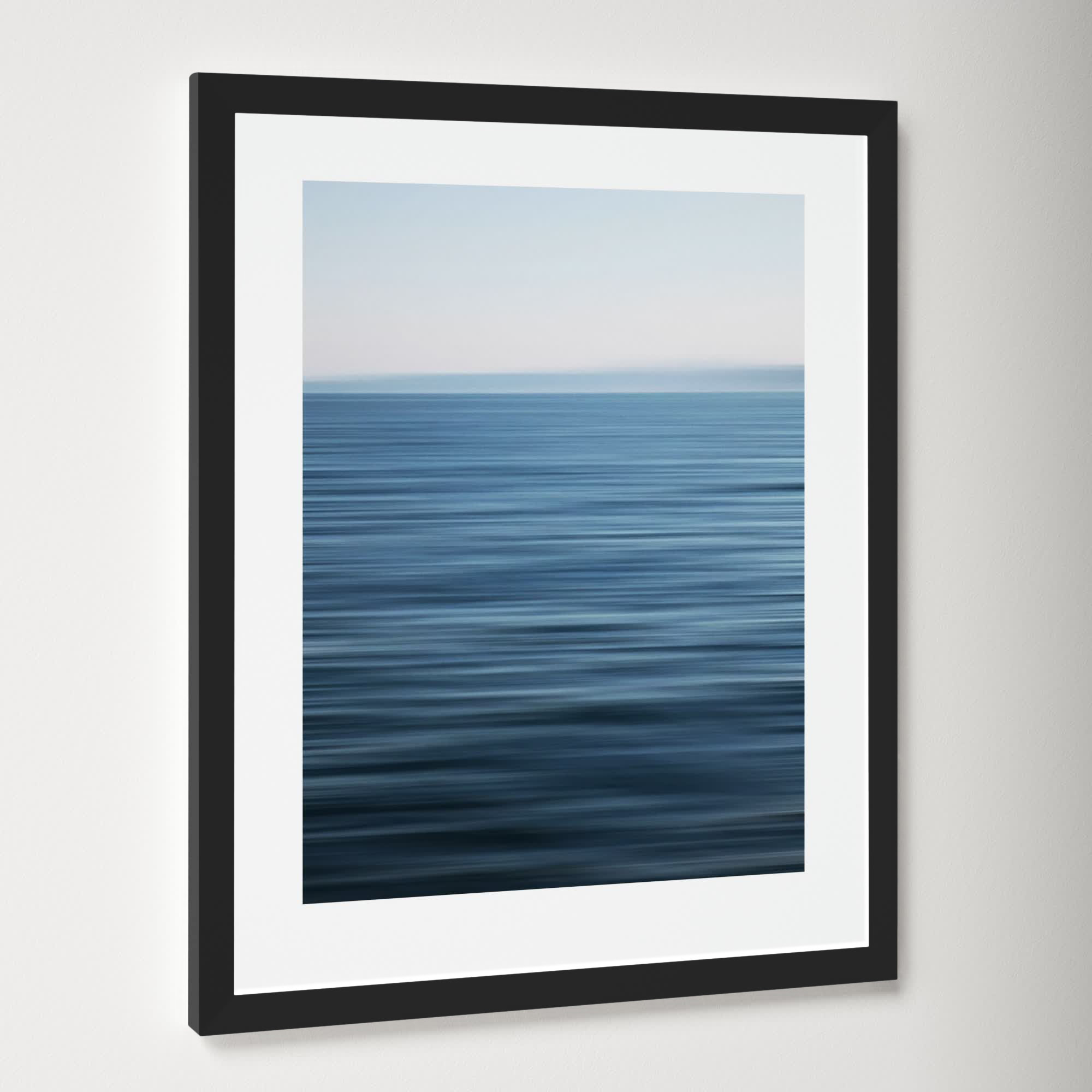 AllModern Abstract Blue Horizon - Picture Frame Photograph Print ...