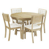 5 Piece Round Kitchen & Dining Room Sets & Tables You'll Love | Wayfair
