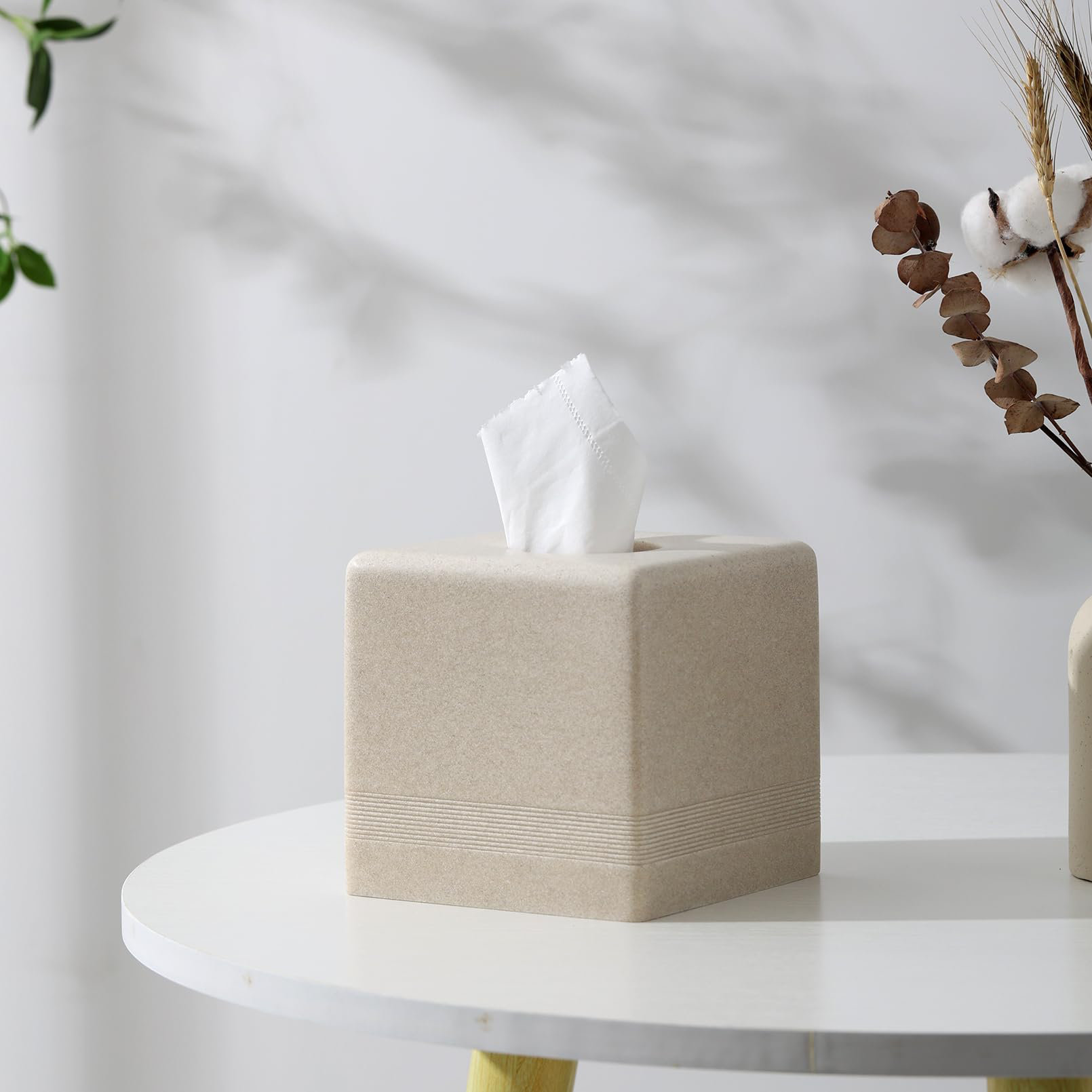 Latitude Run® Tissue Box Cover Square, Resin Facial Tissue Holder ...