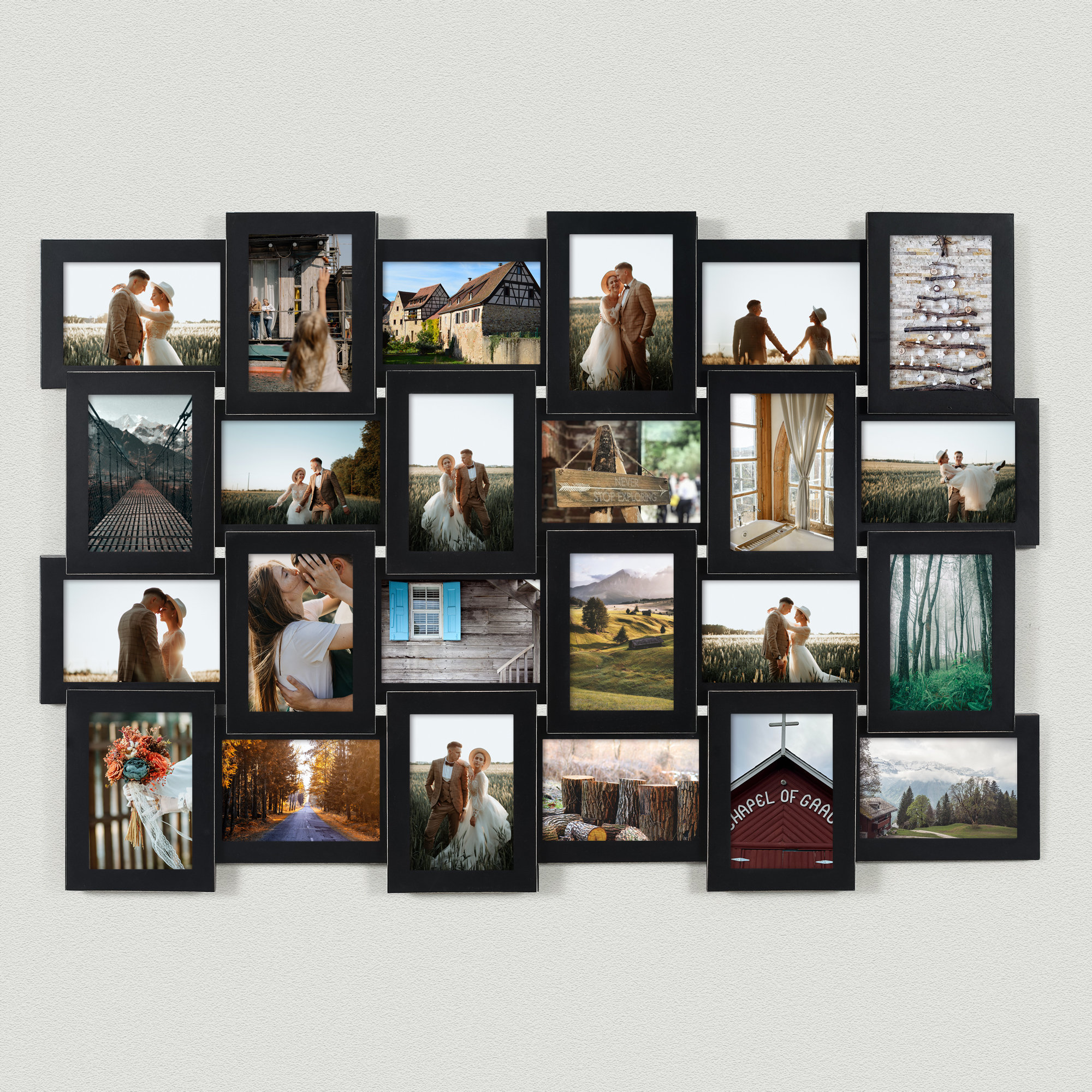 Latitude Run® Dubenko Wood Collage Picture Frame & Reviews | Wayfair