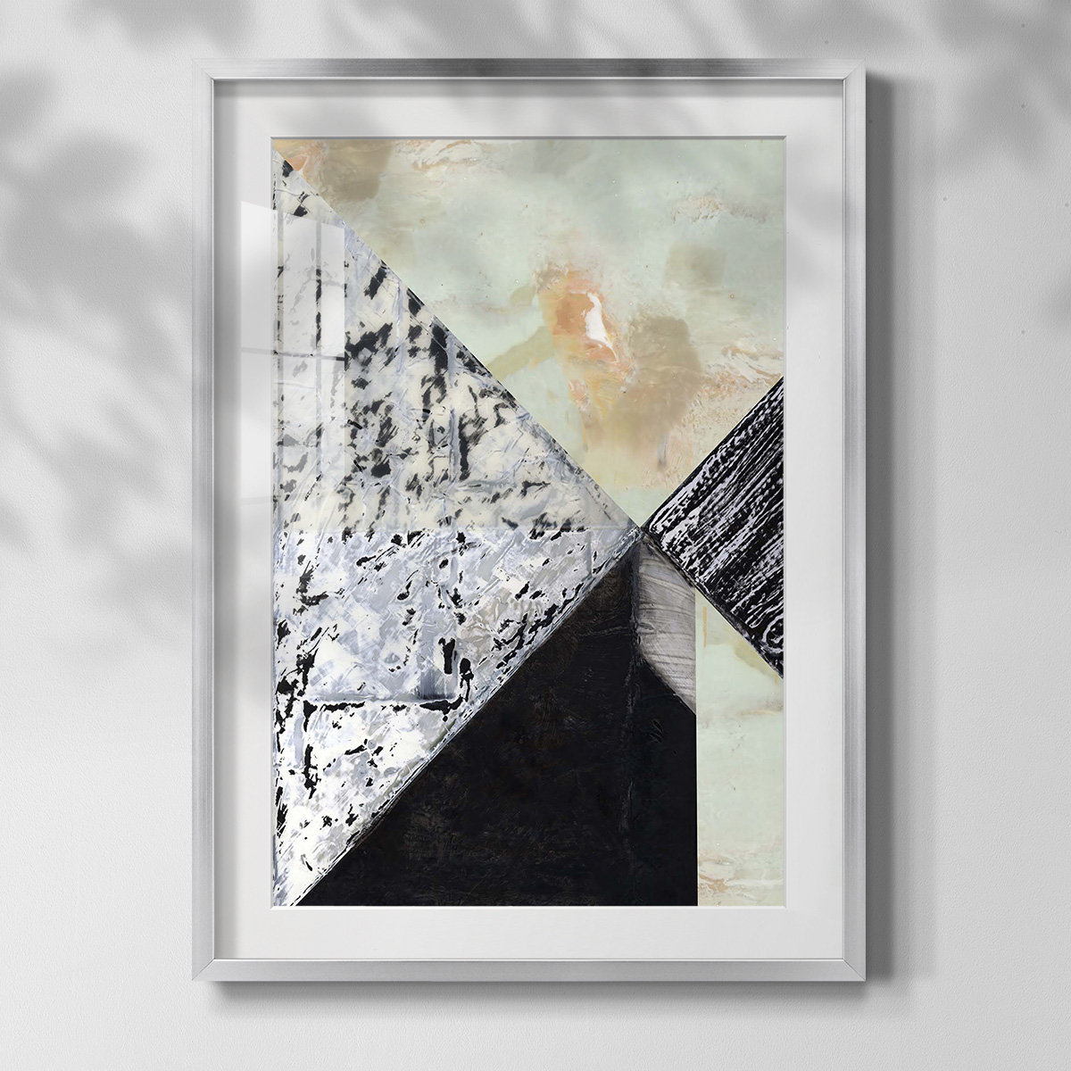 Wrought Studio™ Tiles And Texture Abstract Angles I Framed Print | Wayfair