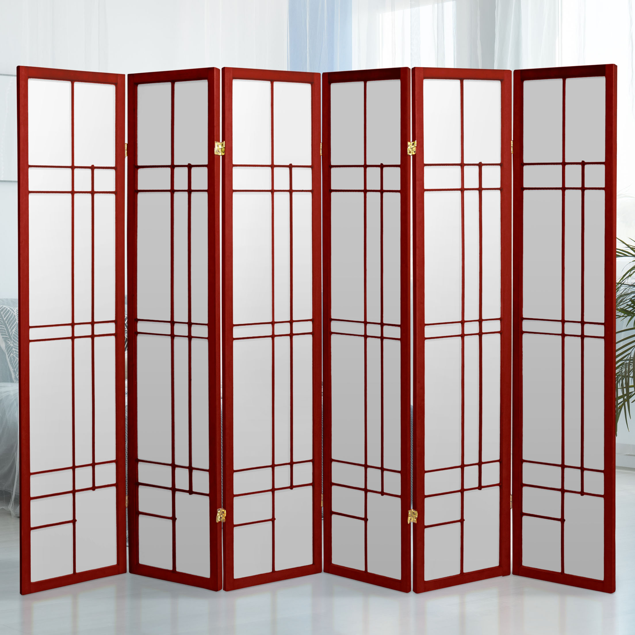 World Menagerie Clara Rice Paper Folding Room Divider & Reviews | Wayfair