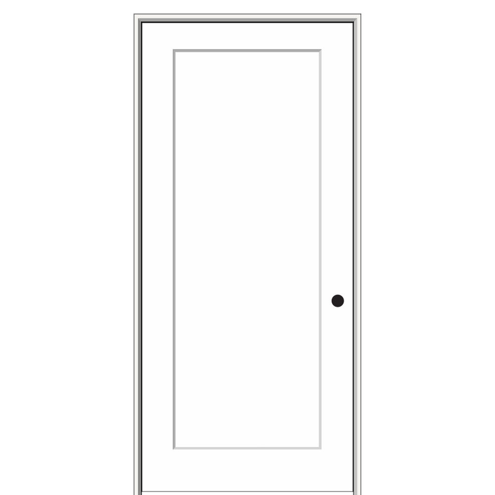 MMI DOOR Paneled Manufactured Wood Primed 1-Panel Standard Door | Wayfair