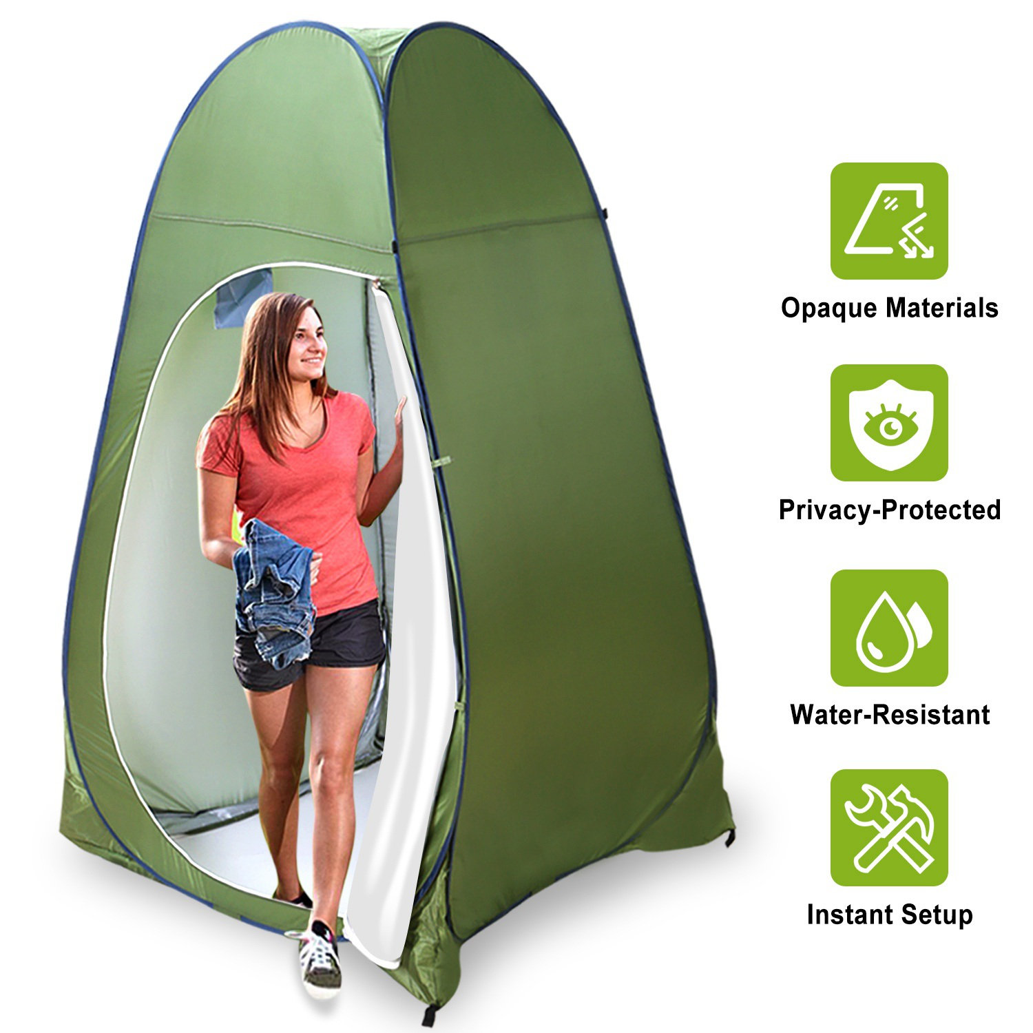 Edge Collections 1Person Outdoor Pop Up Toilet Tent Portable Changing ...