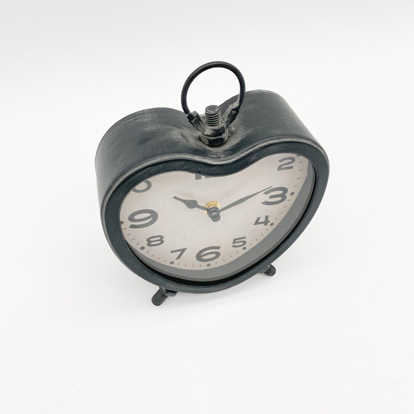 Borough Wharf Numeral Metal Quartz Movement / Crystal Tabletop Clock in ...