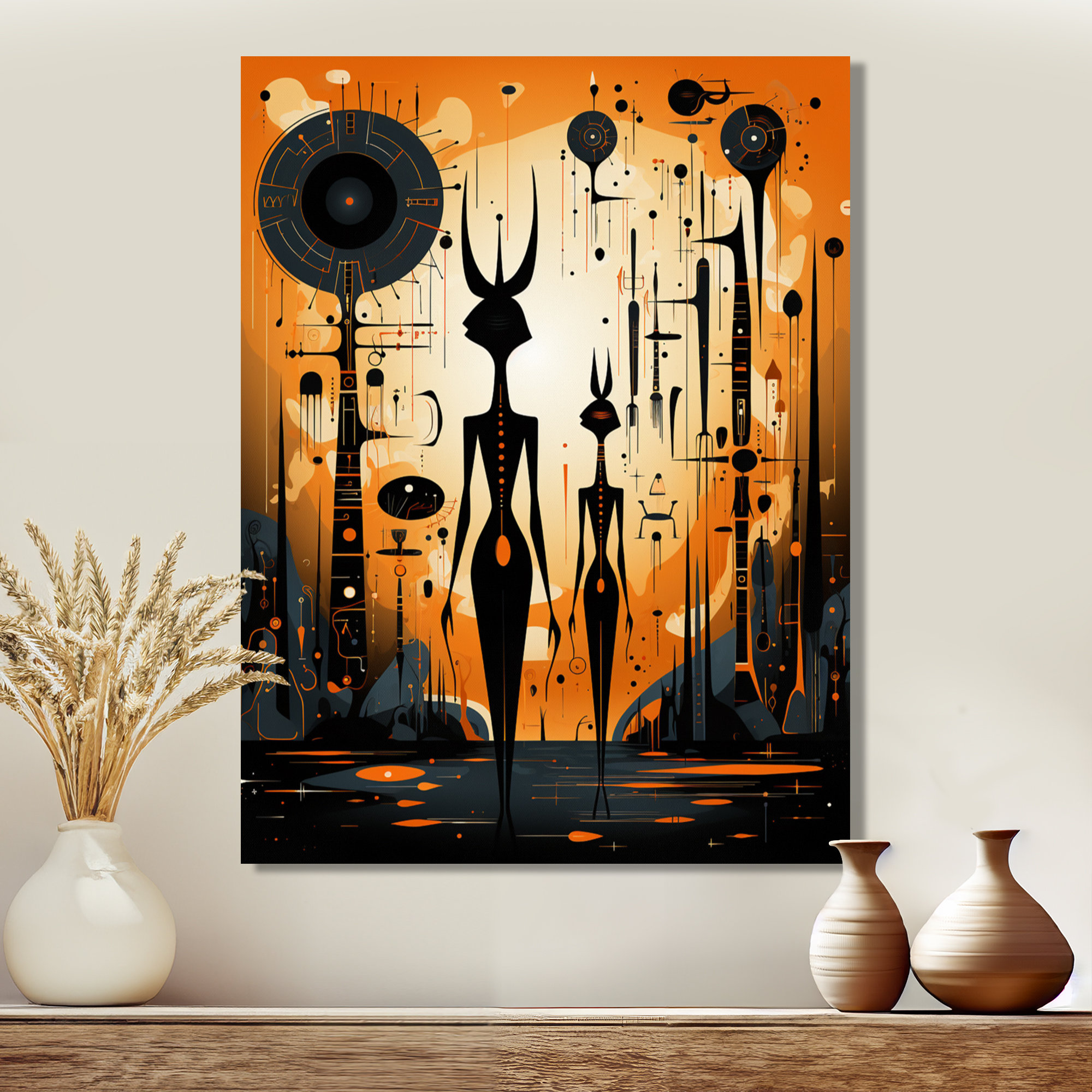 Bungalow Rose Contemporary Sub-Saharan Creatures - African Wall Art ...