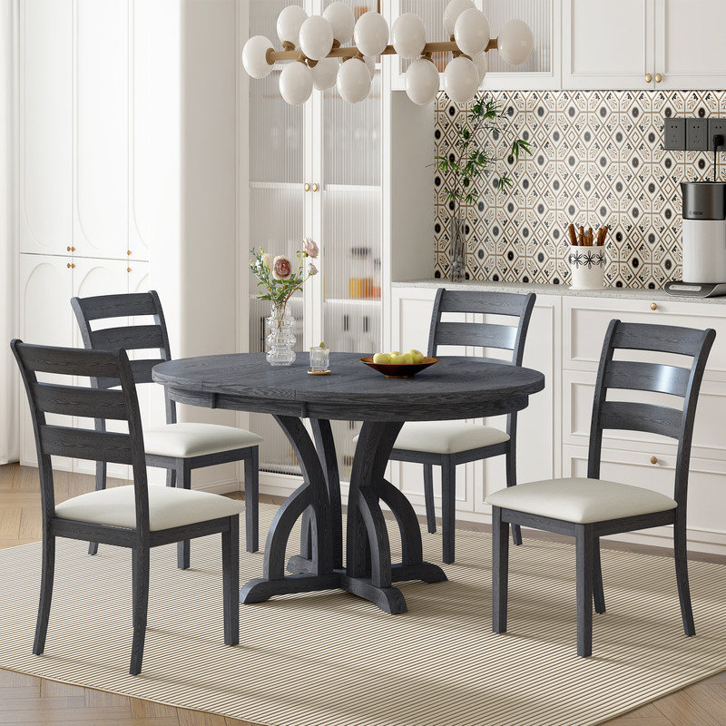 Alcott Hill® Coula Round 57'' Dining Set | Wayfair