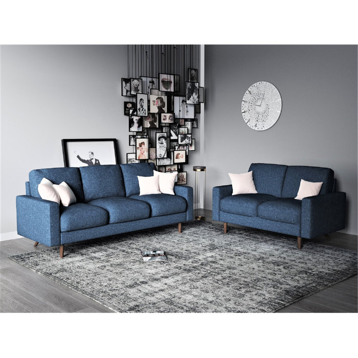 Wrought Studio Macsen 2 Piece Standard Living Room Set & Reviews | Wayfair
