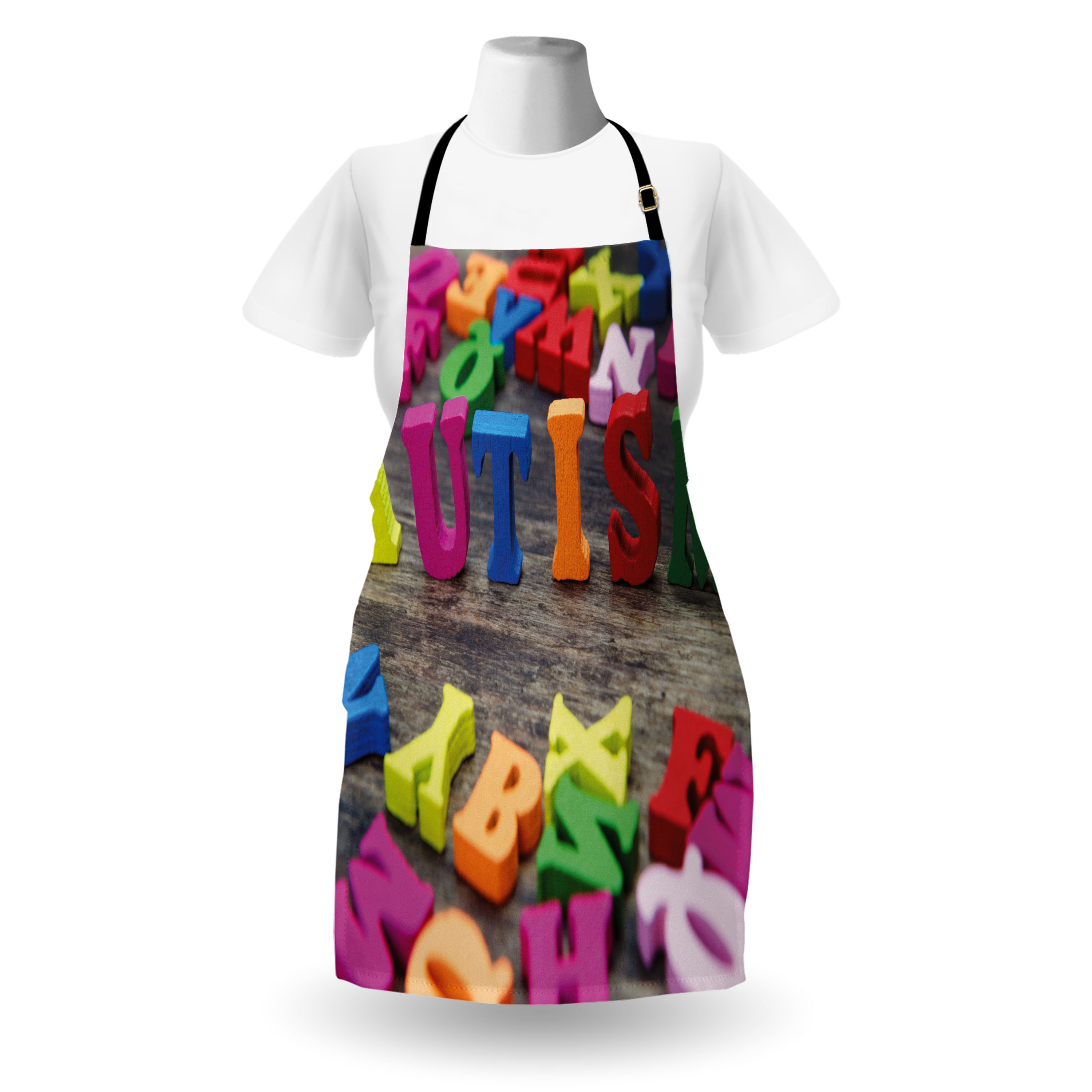 East Urban Home Autism Apron, Cooking Gardening, Adult Size, Multicolor ...