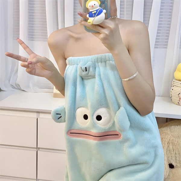 Trinx Jezdimir Woven Fabric Bath Towel，Shower Cap, Headband Bath Towels ...