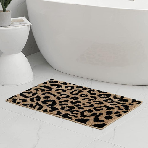 Animal Print Bath Rugs & Mats You'll Love | Wayfair