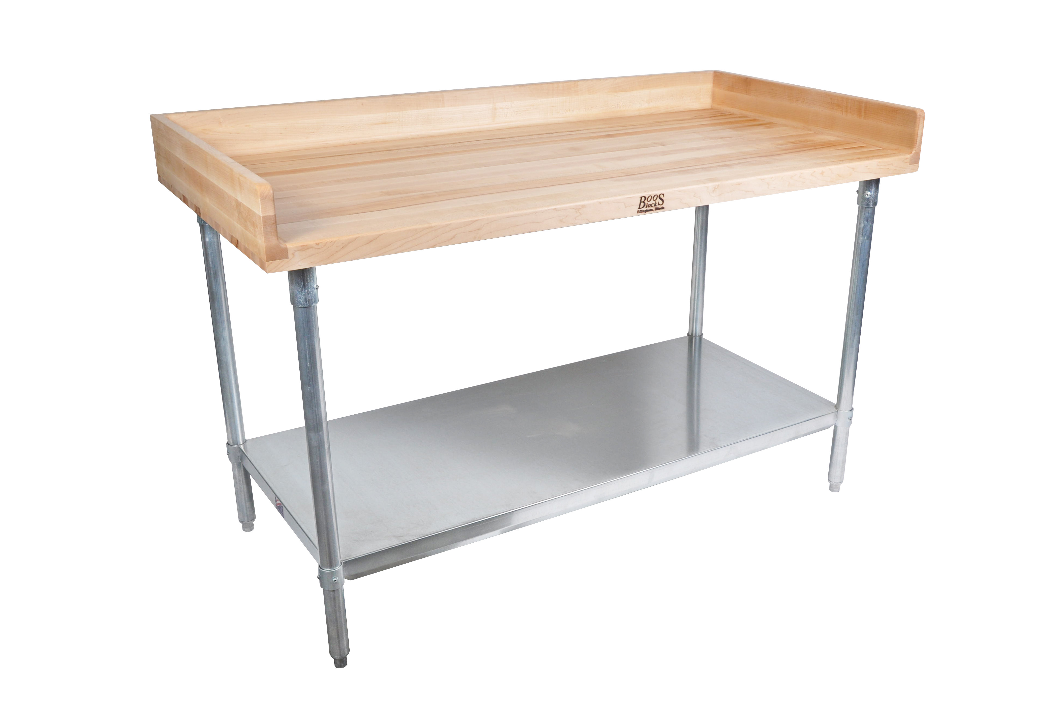 John Boos Wood Work Table with Undershelf | Wayfair