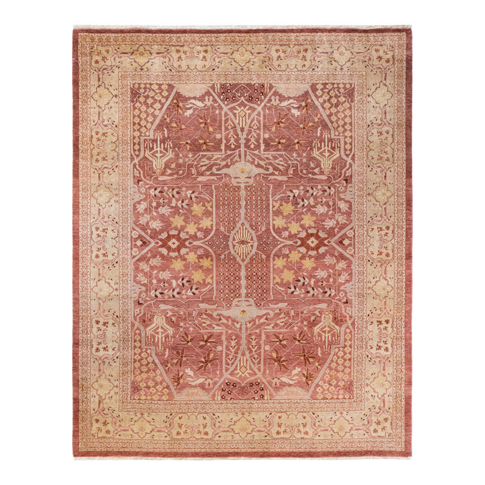 Solo Rugs One-of-a-Kind 8'3" X 10'6" 2000s Area Rug in Pink | Perigold
