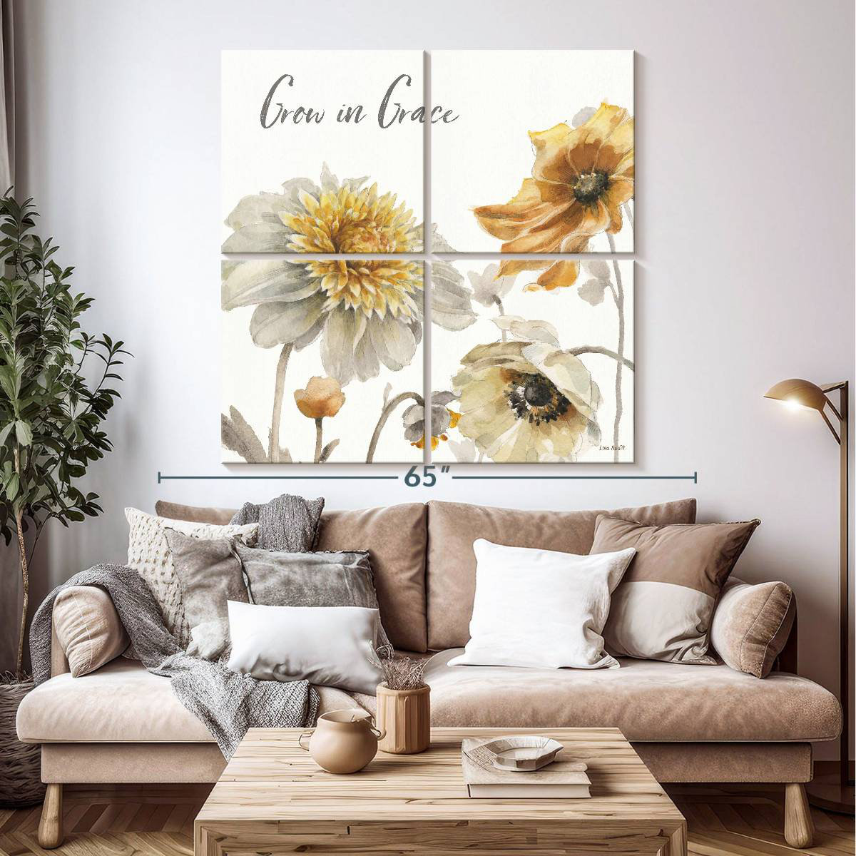 Lark Manor™ Harnek Fields Of Gold Grace | Wayfair