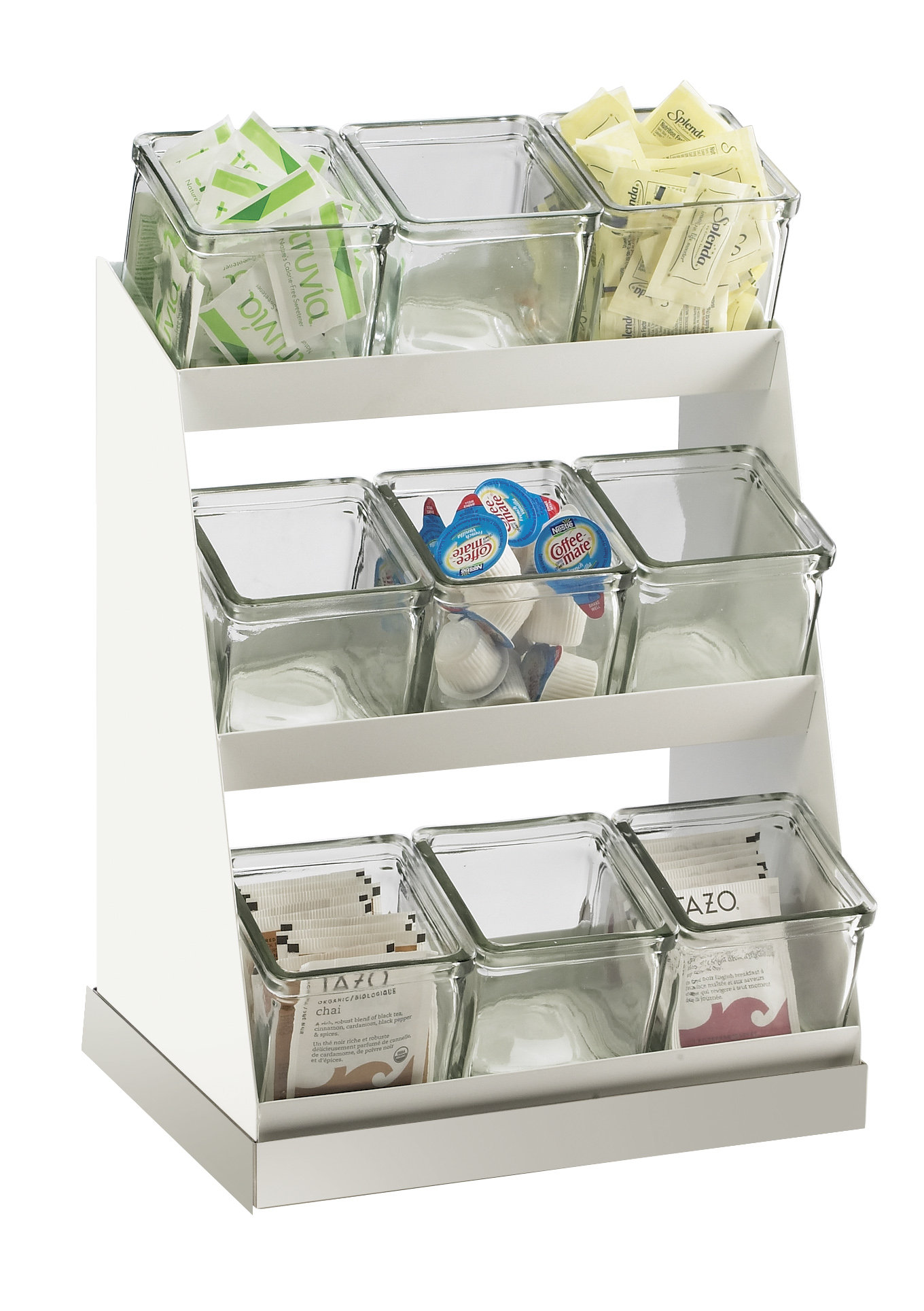 Cal-Mil Luxe Condiment Display with Glass Jars | Wayfair