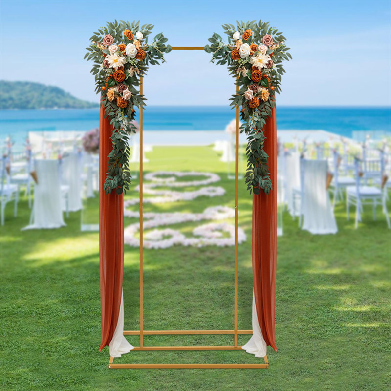 DENFER 78.7'' H X 39.3'' W Iron Backdrops & Signs | Wayfair