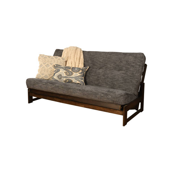 The Twillery Co.® Stratford Full Size 76" Wide Futon Frame and Mattress ...