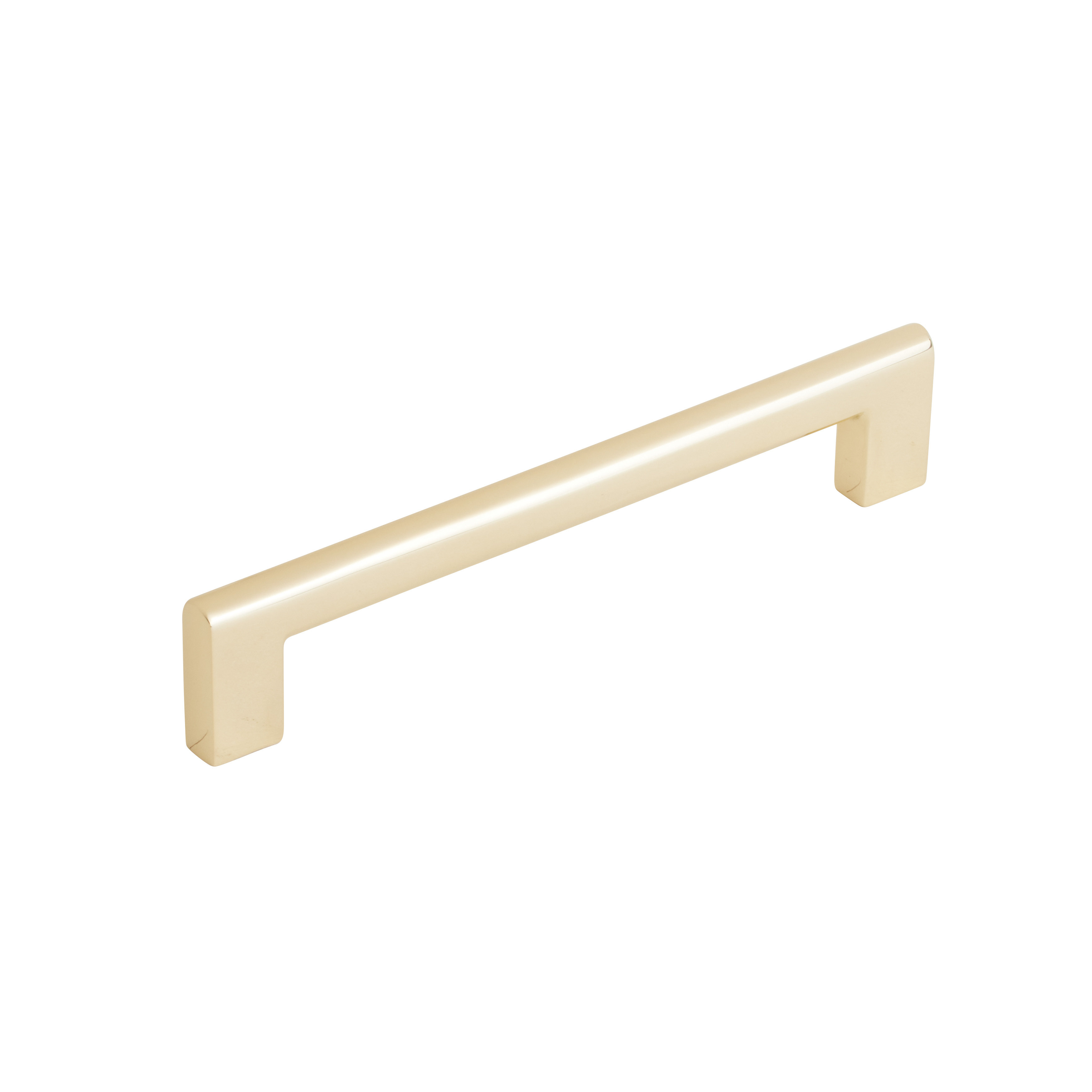 Emtek Trail Cabinet Pull 6" Center-to-Center, Unlacquered Brass | Wayfair