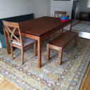 Beachcrest Home Dellbrook 18.8'' H Linen Upholstered Side Chair ...