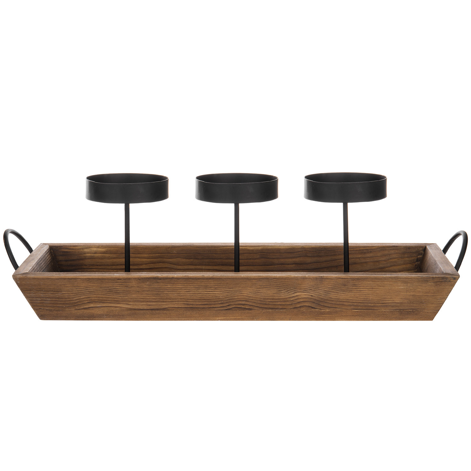 MY GIFT 3-Pillar Metal Tabletop Candelabra Tray & Reviews | Wayfair.co.uk