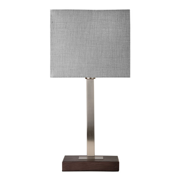 Marlow Home Co. Bush Rectangle Slimline Metal Table Lamp & Reviews ...