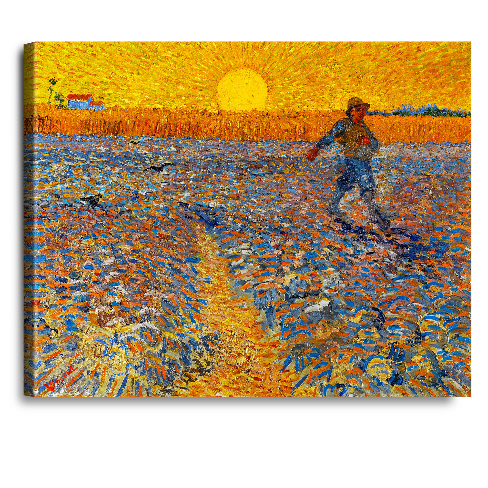 Vault W Artwork The Sower by Vincent Van Gogh - Print on Canvas | Wayfair