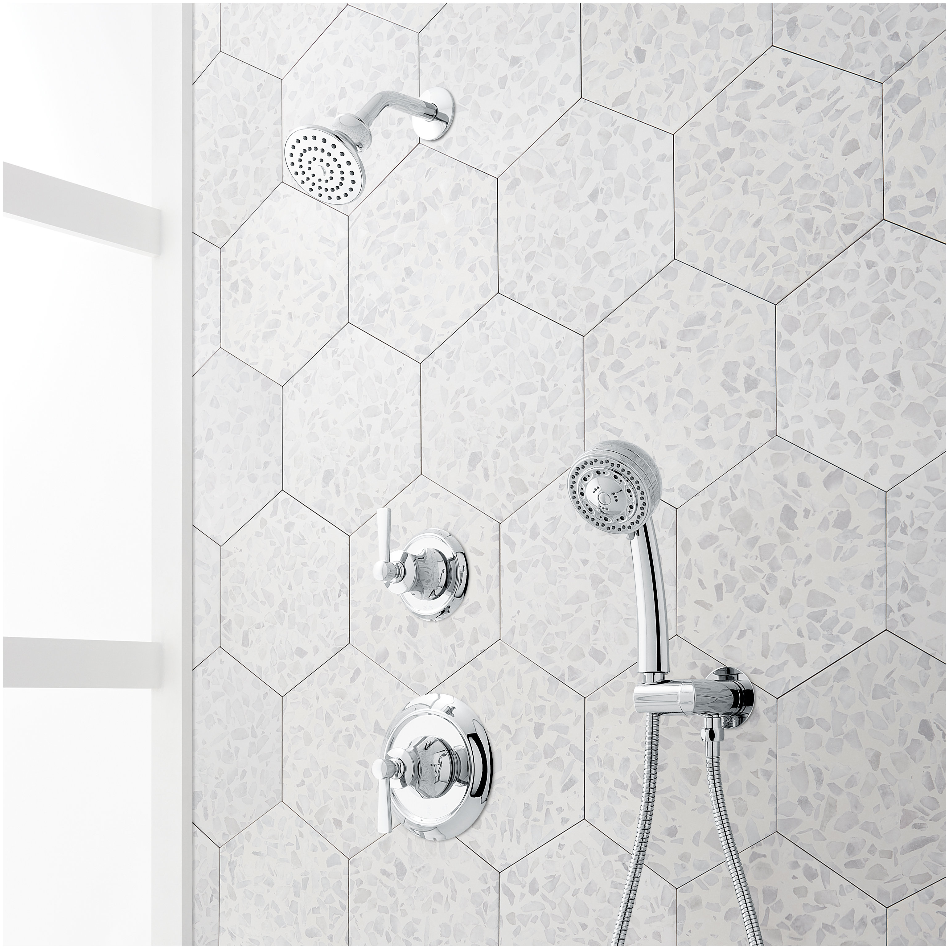 Signature Hardware Pendleton Pressure Balance Shower System with Hand ...