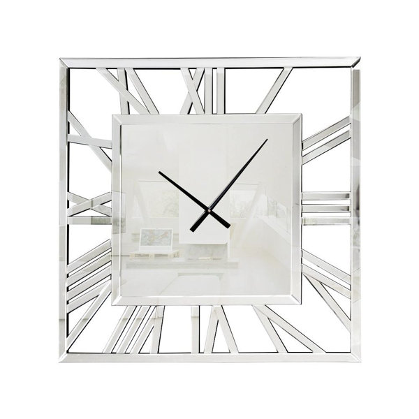Ivy Bronx Cevion Glass Wall Clock | Wayfair