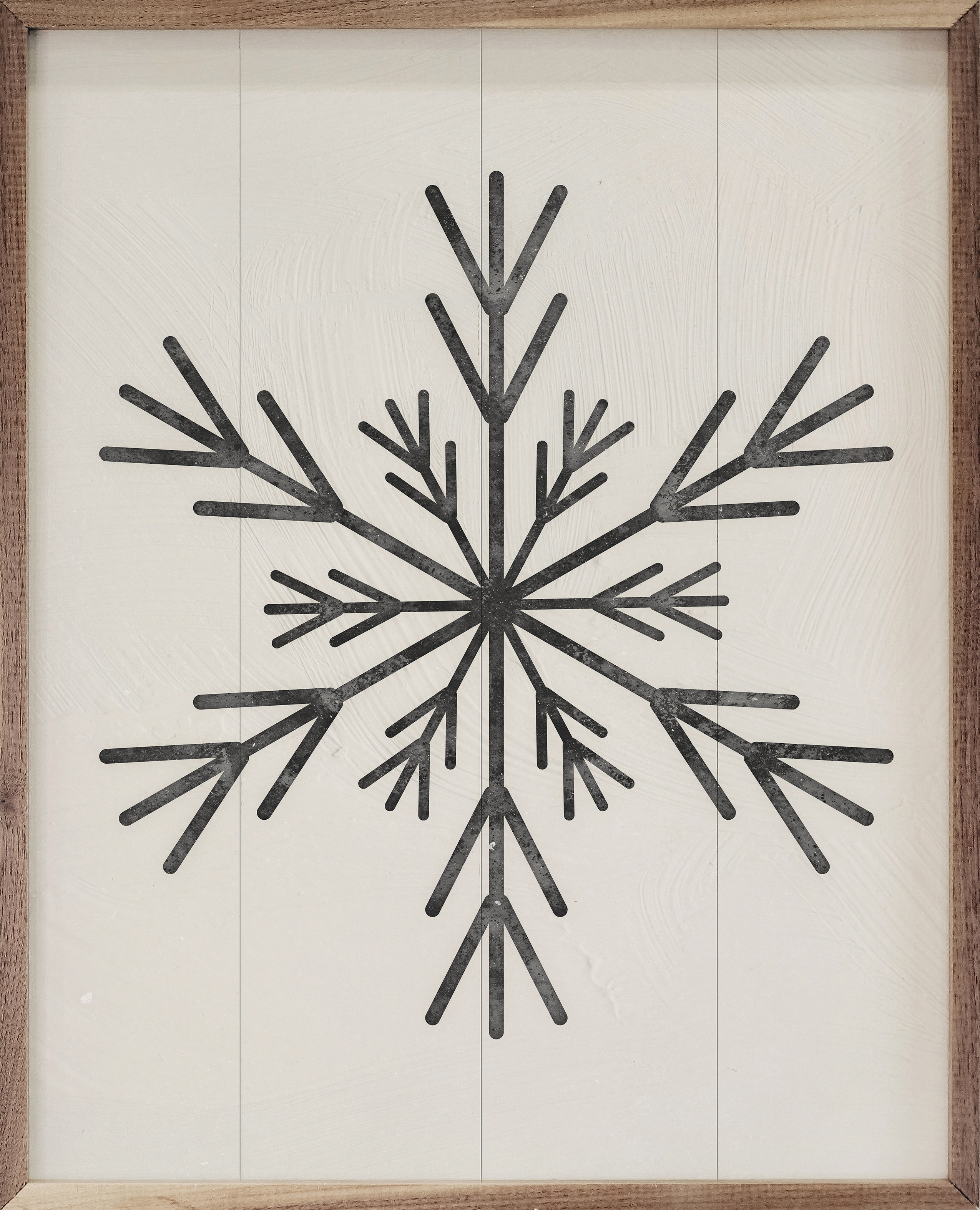 Bay Isle Home™ " Modern Snowflake 1 Large Spike By Nina Blue " on MDF ...