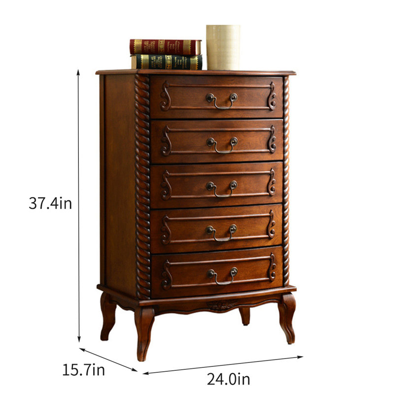 Canora Grey Adelmo Solid Wood Accent Chest | Wayfair