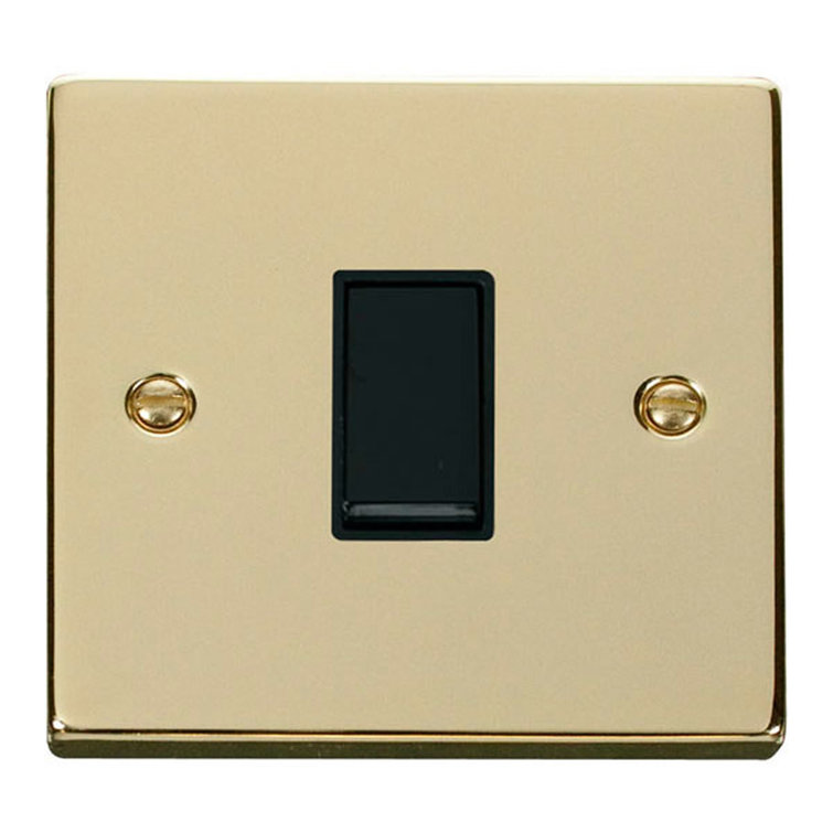 Marlow Home Co. Polished Brass 10A 1 Gang Intermediate Light Switch ...