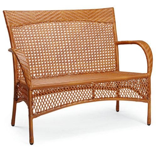 Rattan Benches for your Garden or Patio | Wayfair.co.uk