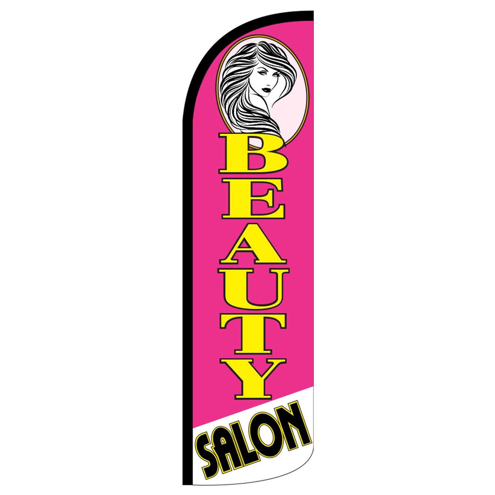 NeoPlex Beauty Salon Polyester 138 x 38 in. Feather Banner | Wayfair