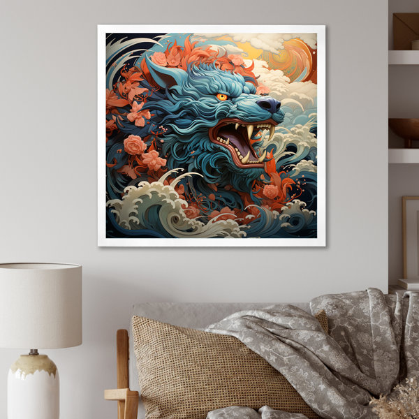 Trinx Japanese Dragon On The Wave Off Kanagawa IV - Dragons Wall Art ...