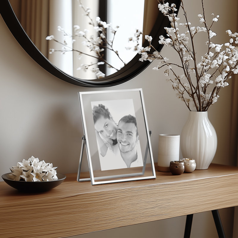 Torre & Tagus Designs LTD. Trim Glass Panel Picture Frame | Wayfair