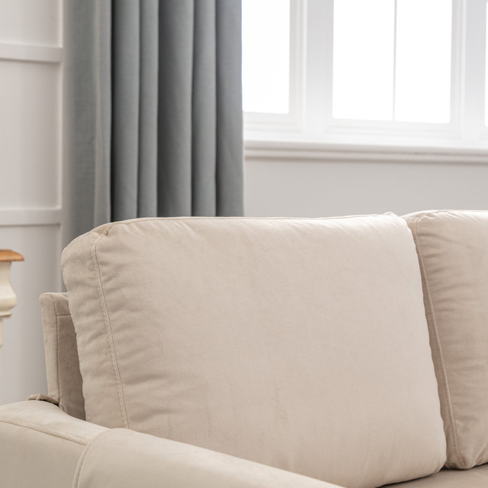 Latitude Run® Carveth Upholstered Sectional & Reviews | Wayfair