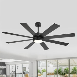 Angled Ceiling Fans You'll Love | Wayfair