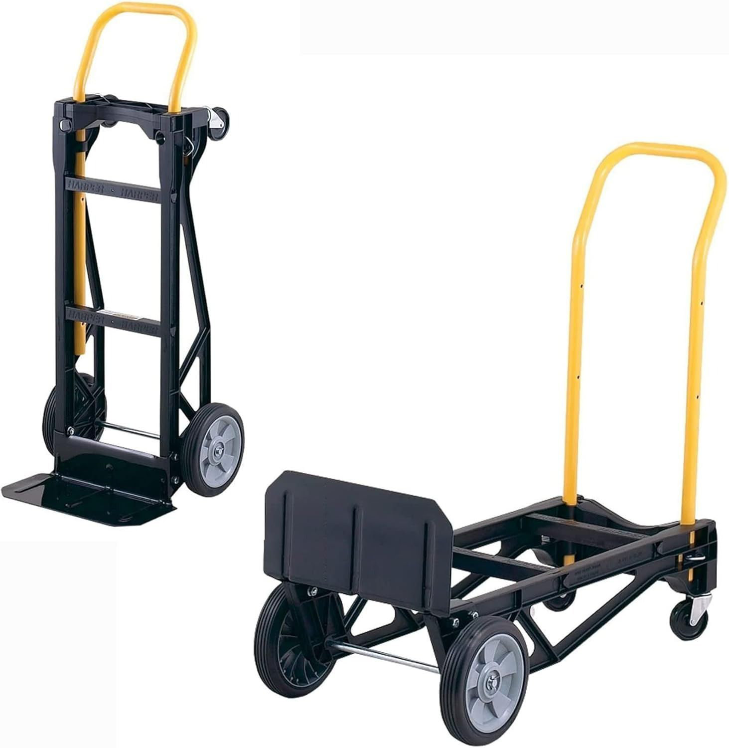Domccy® 2 in 1 Convertible Hand Truck Dolly Heavy Duty Steel 330lb ...