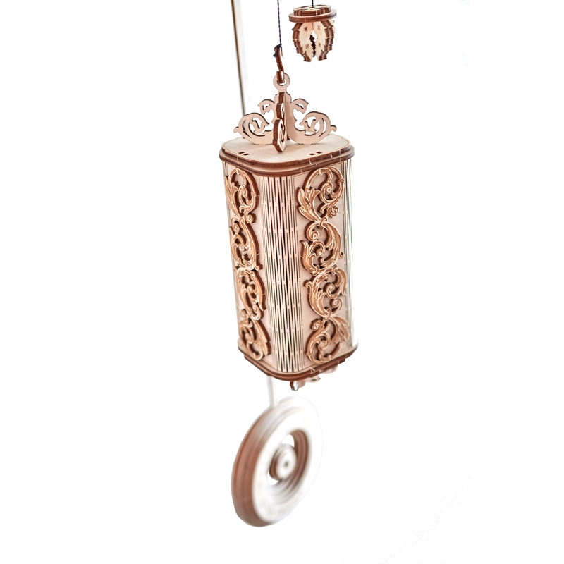 Wood Trick Pendulum Clock Wooden 3D Mechanical Model Kit Puzzle | Wayfair