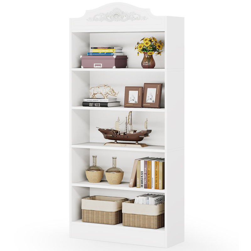 Winston Porter Rodick 72.83" H x 31.5" W Standard Bookcase & Reviews ...