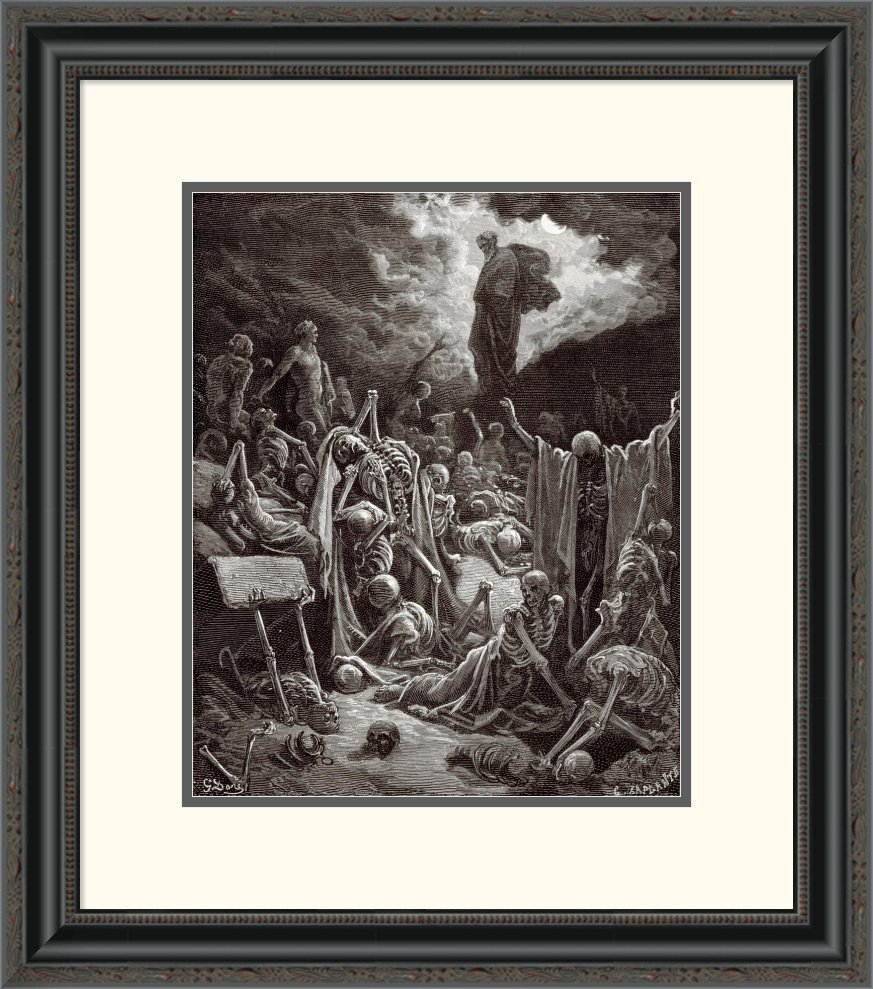 Global Gallery 'The Visions of Ezekiel the Vision of the Valley of the ...