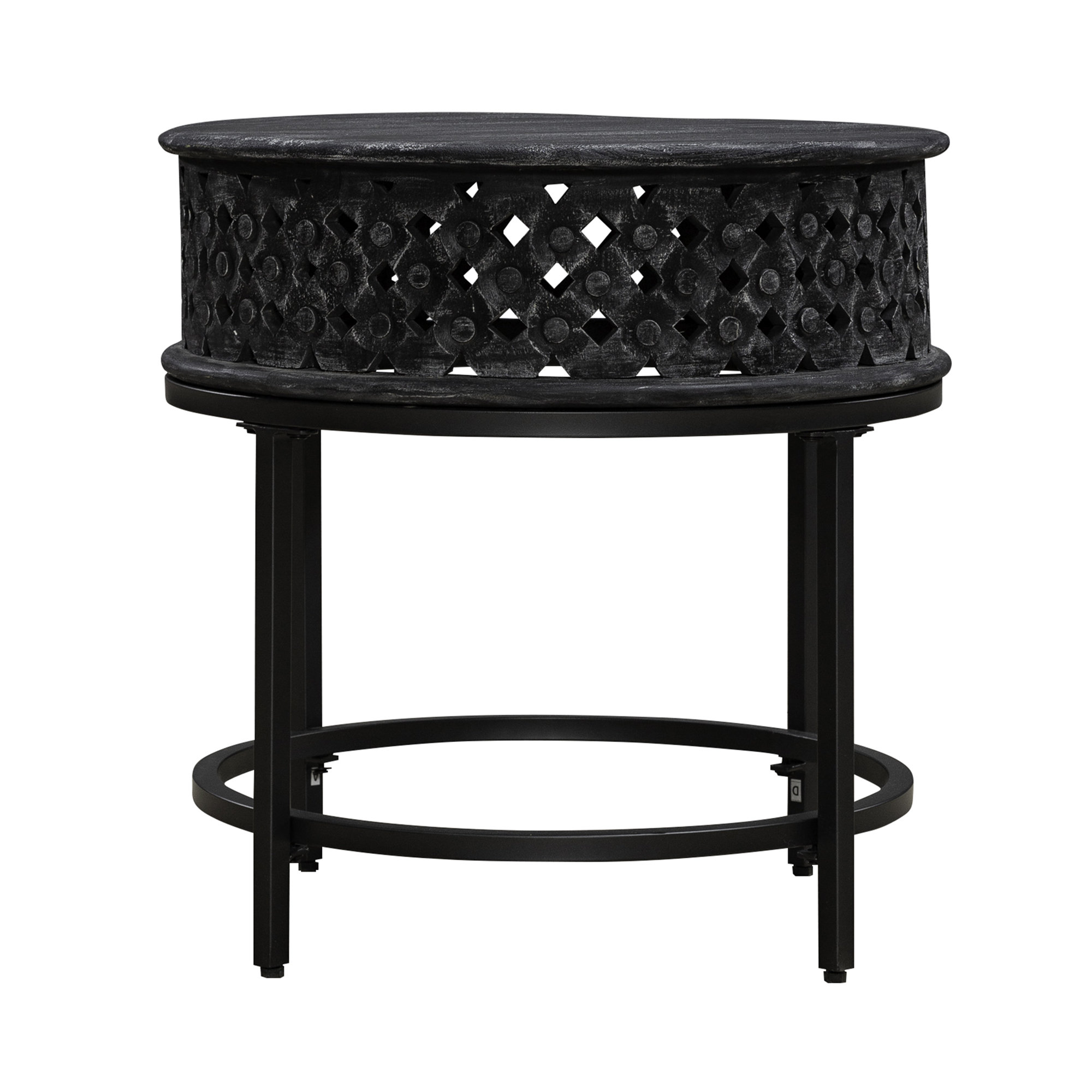 Latitude Run® Oralene Accent End Table - Black | Wayfair