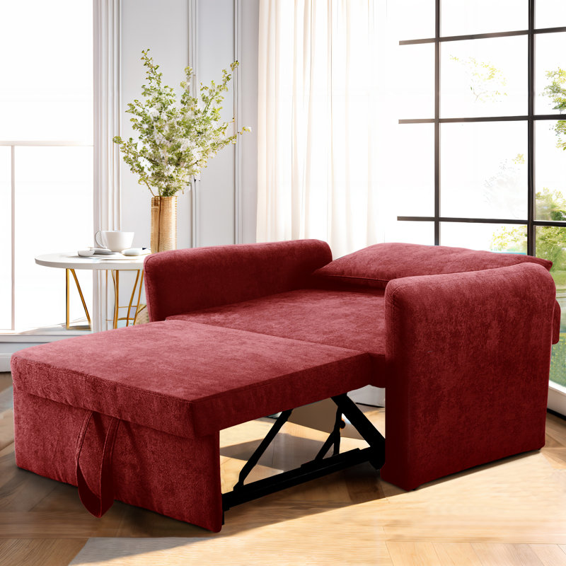 red single sofa bed